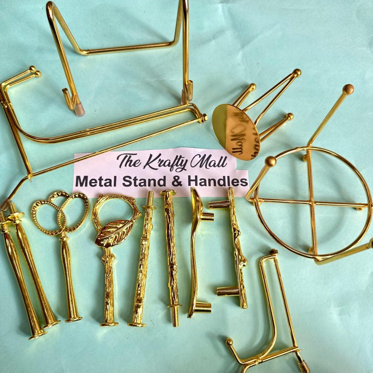 Metal Stand & Handles