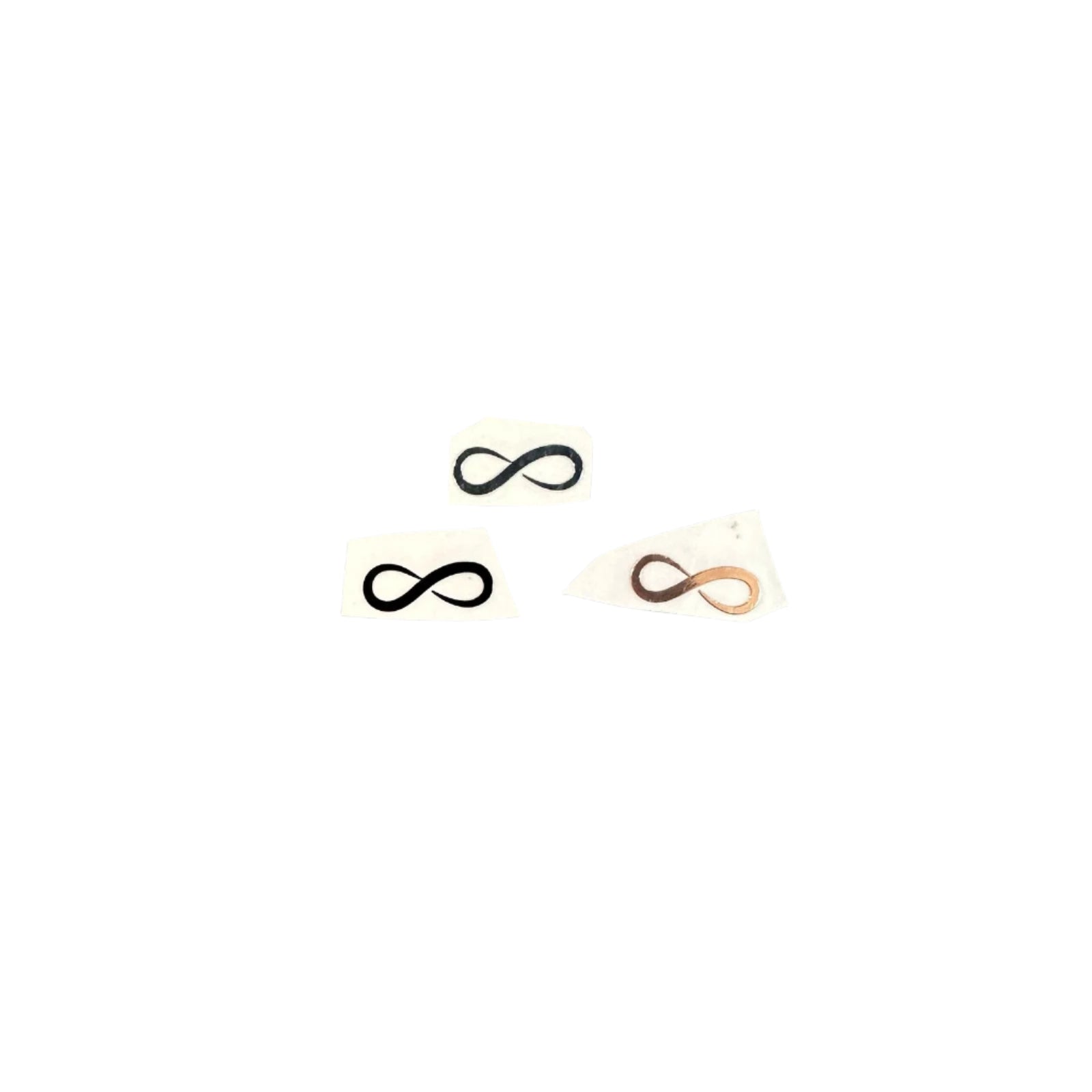 Infinity metal sticker