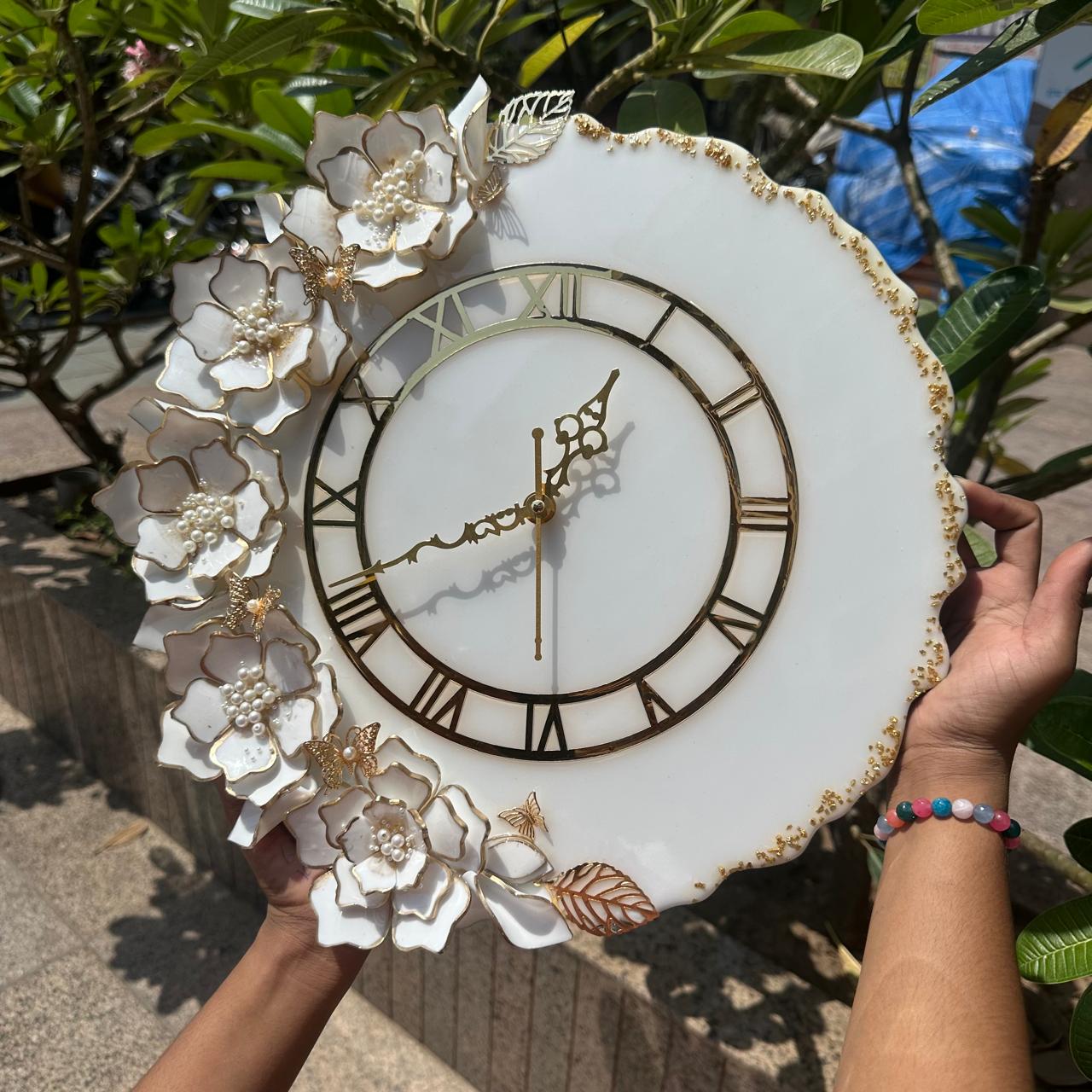 3d flower clock kit & tutorial