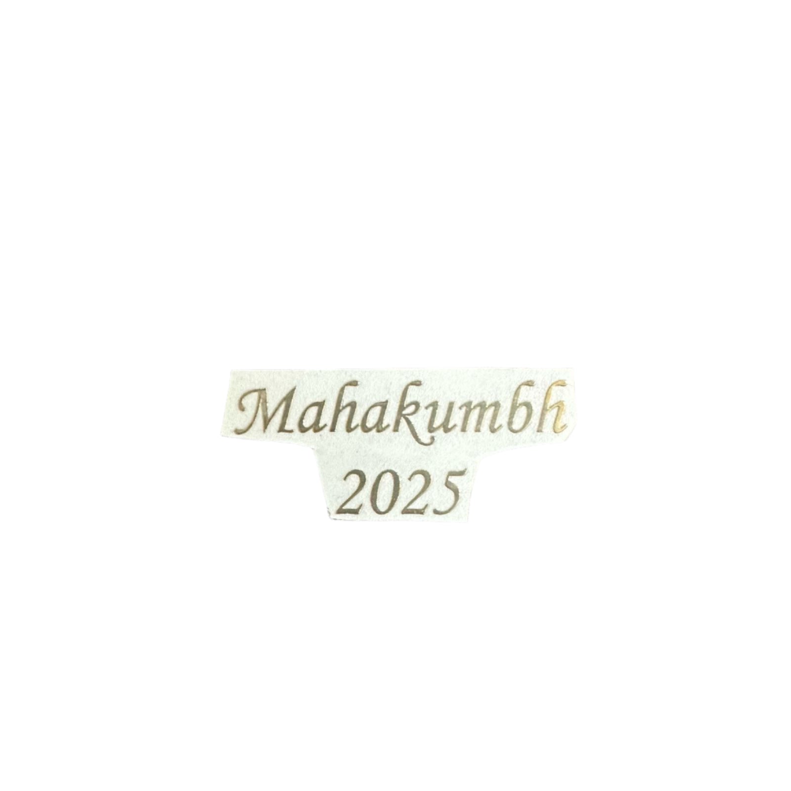 Mahakumbh 2025 metal sticker