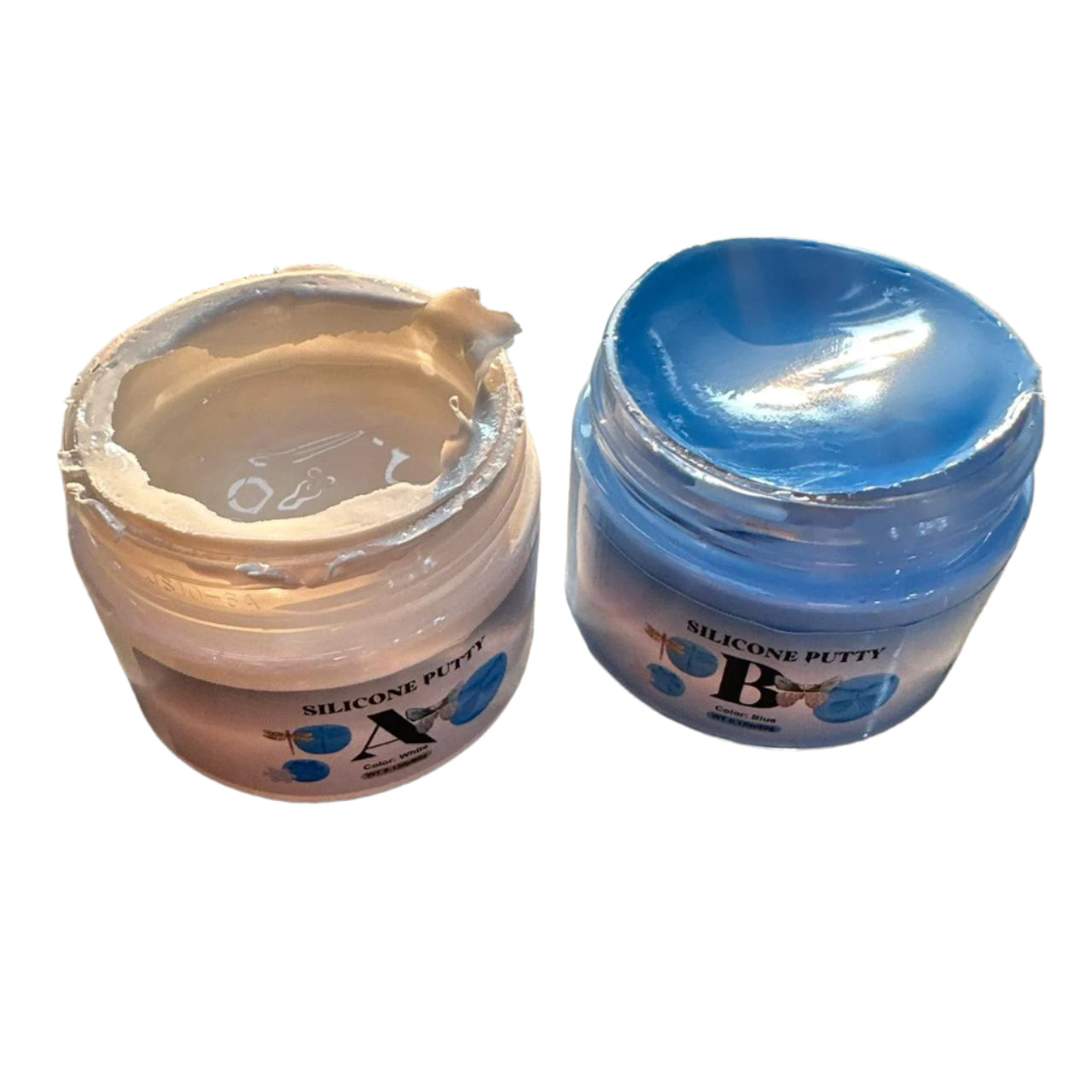 Silicon putty blue