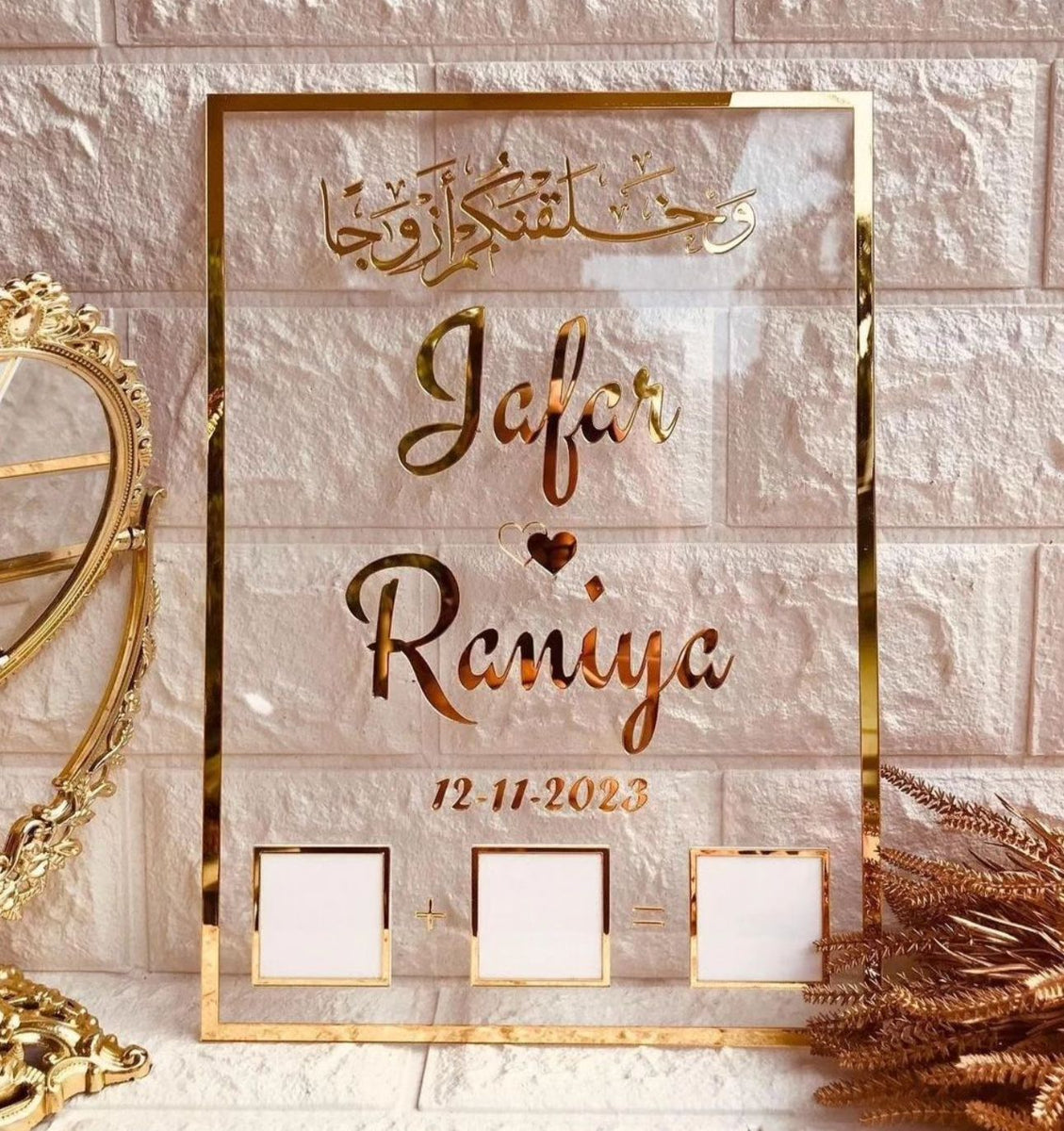 Couple frame with fingerprint – The Krafty Mall